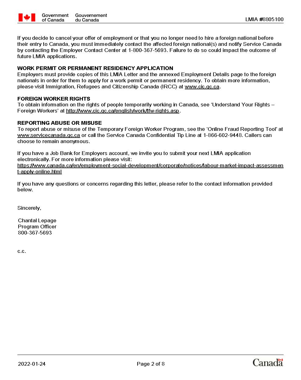 LMIA approvals! - Premier Immigration Services